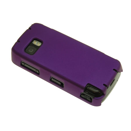 Clip On Back Cover With Screen Protector - Nokia 5800 - Purple