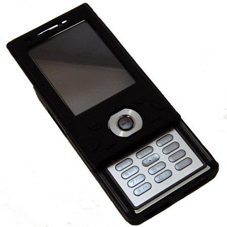 Silicone Case for Sony Ericsson W995 - Black