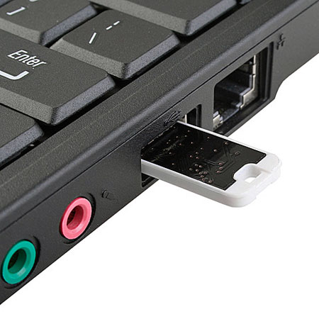 EagleTec NanoAdapter for MicroSD (HC) - White