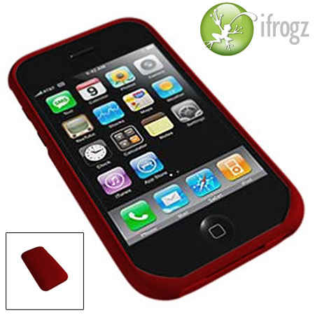 iFrogz iPhone 3GS/ 3G Silicone Wrapz - Red