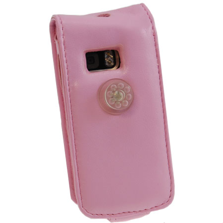 Nokia 5800 XpressMusic Leather Flip Case - Pink