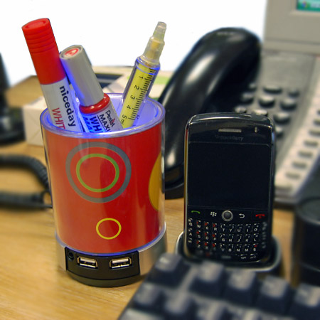 USB Pen Holder With 3.5mm Audio Adapter