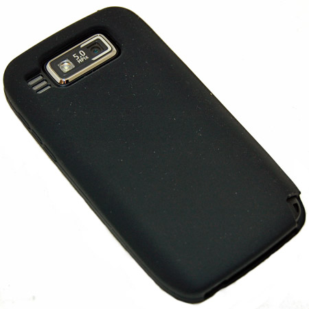 Silicone Case for Nokia E72 - Black