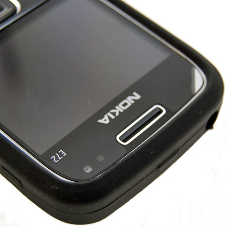 Silicone Case for Nokia E72 - Black