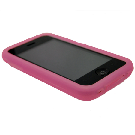 Flashing Star Silicone Case for Apple iPhone 3GS / 3G - Pink