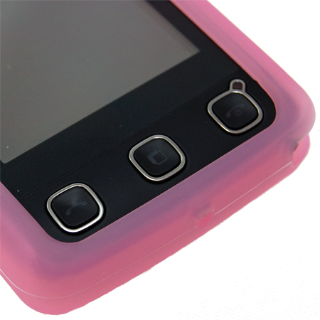 Flashing Star Silicone Case for LG KP500 Cookie - Pink