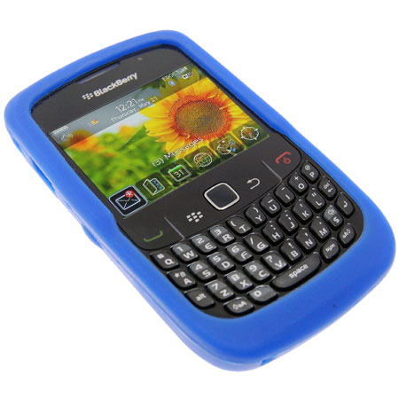 Silicone Case for BlackBerry 8520 Curve - Blue