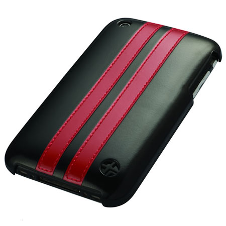 Trexta Snap It On iPhone 3GS / 3G Case - Black And Red