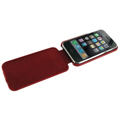 Exspect iPhone 3GS / 3G Leather Flip Case - Red