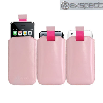 Exspect iPod Touch 2G Leather Slip Case - Pink