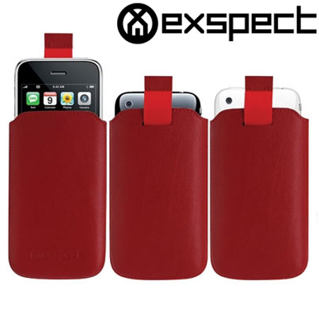 Exspect iPhone 3GS / 3G Leather Slip Case - Red Reviews
