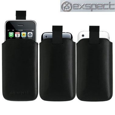 Exspect iPod Touch 2G Leather Slip Case - Black