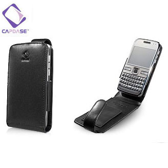 Capdase Classic Leather Flip Case For Nokia E72