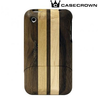 Coque iPhone 3G / 3GS CaseCrown Timber Glider V2 - Érable et noyer