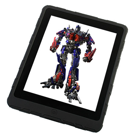 iPad Transformers Silicone Case - Black