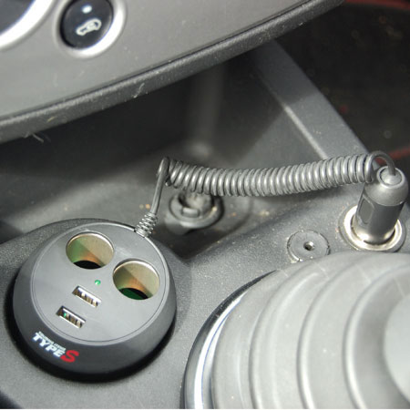 Type S Universal Car USB/DC Power Port