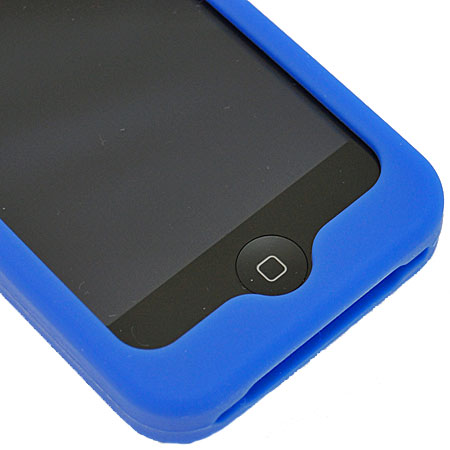 Silicone Case For iPhone 4 - Blue