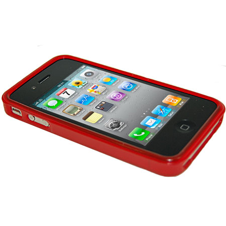 FlexiShield Skin For The iPhone 4 - Red