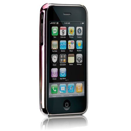 Case-Mate iPhone 3G and 3GS Barely There Case - Red And Silver