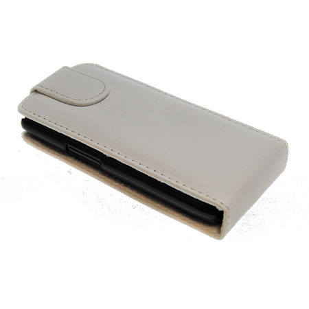 Samsung Wave Flip Case - White