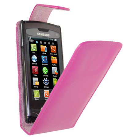 Samsung Wave Flip Case - Pink