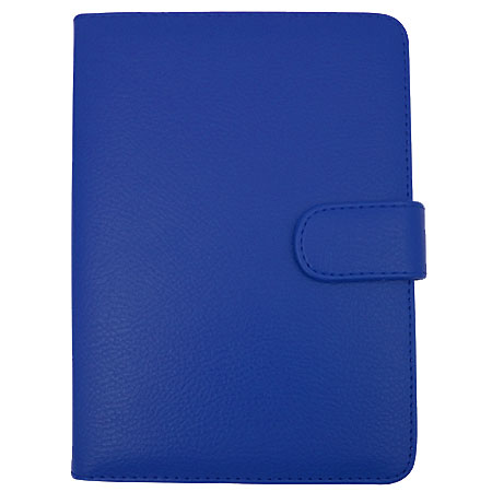Leather Style Book Case for Amazon Kindle Keyboard - Blue