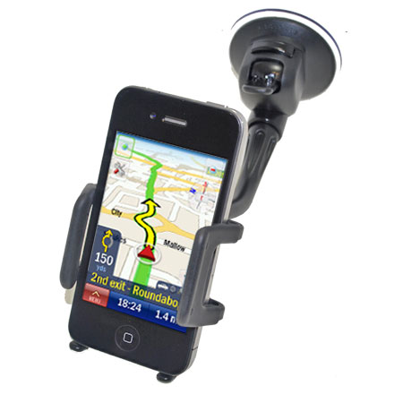 Muvit Car Holder for iPhone 4S / 4 with Case and iPod Touch