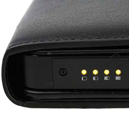 Apple iPad Charging Leather Case - 6600mAh