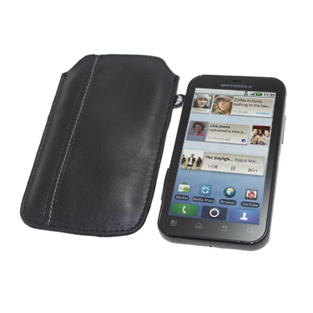 Proporta Leather Style Pouch for Motorola Defy