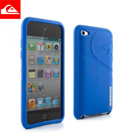 Quiksilver Silicone Case for iPod Touch 4G - Blue
