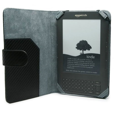 BoxWave Steal Fibre Elite Kindle Case - Black