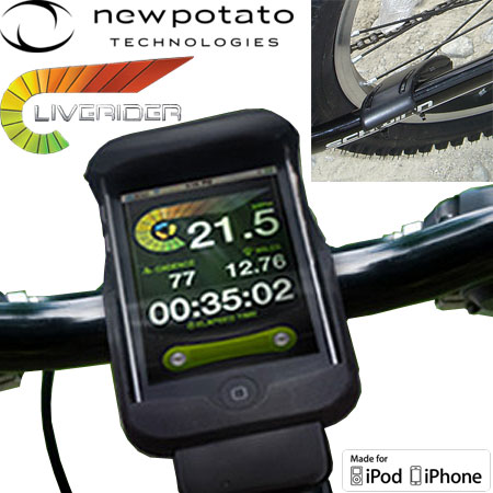 LiveRider Professional Wireless Cycling Computer and Mounting System ...