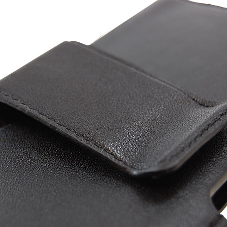 Samsung Leather Carry Pouch For Samsung Galaxy S i9000 - Black
