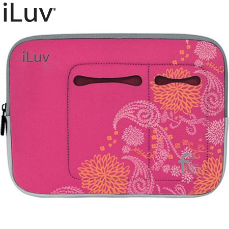 iLuv Neoprene Sleeve for iPad 2 - Flowers