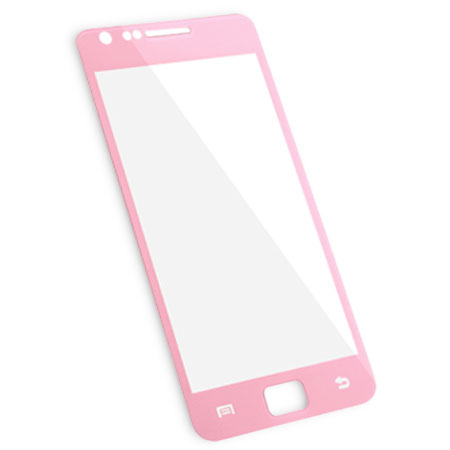 SGP Samsung Galaxy S2 Glas Series Screen Protector - Pink