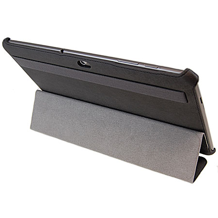 ROCK Light & Cool Leather Case for Samsung Galaxy Tab 10.1 Black