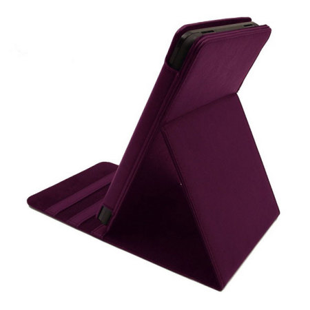 SD TabletWear LuxFolio Vertical Kindle Fire Case Purple