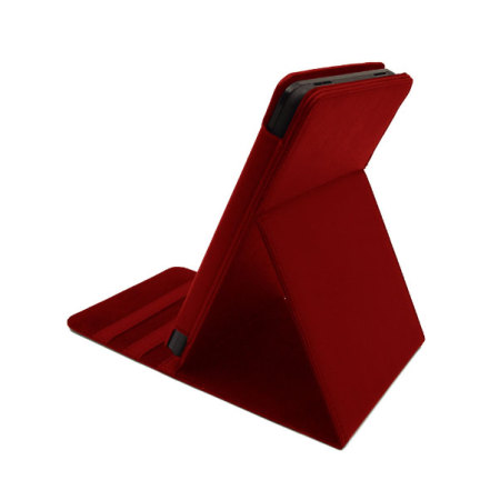 SD TabletWear LuxFolio Vertical Kindle Fire Case - Red