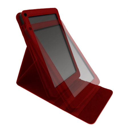 SD TabletWear LuxFolio Vertical Kindle Fire Case - Red