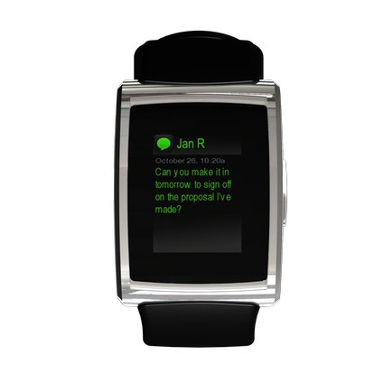 inPulse Smartwatch for Blackberry and Android Smartphones - Silver
