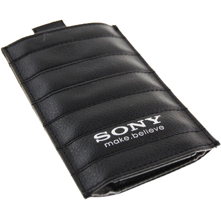 Official Sony Xperia S Real Leather Pouch Case - Black