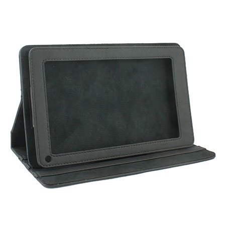 Adarga Folio Horizontal Stand Kindle Fire Case - Black
