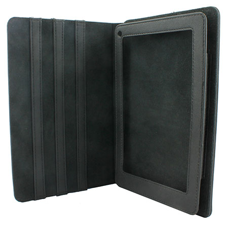 Adarga Folio Horizontal Stand Kindle Fire Case - Black