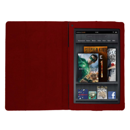SD TabletWear Smart Case for Amazon Kindle Fire - Red