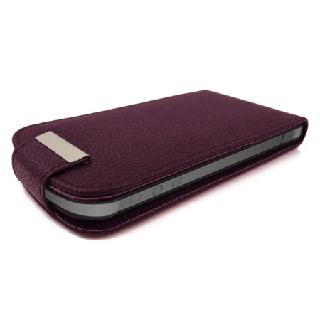 iPhone 5S / 5 Flip Case - Purple Reviews