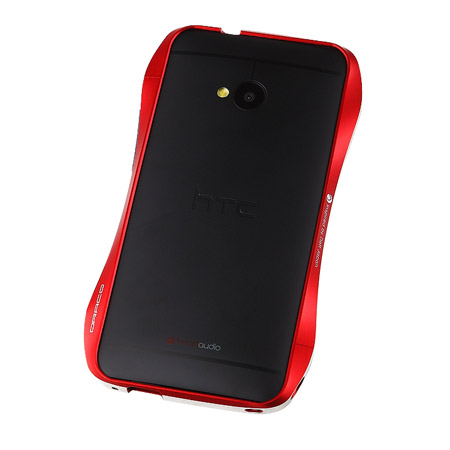 Draco Design Aluminium Bumper for HTC One M7 - Flare Red
