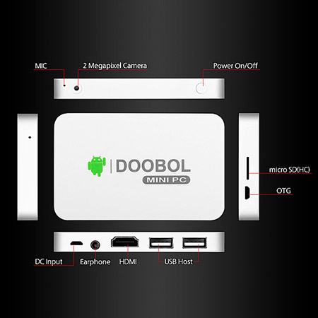 Quad-Core Portable Android 4.0 Pocket PC with Camera