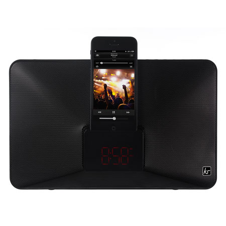 KitSound Fresh Lightning Dock Clock Radio