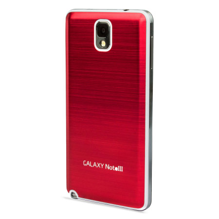 Metal Replacement Back for Samsung Galaxy Note 3 - Red