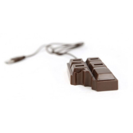 Kikkerland Chocolate 4 Port USB Hub
